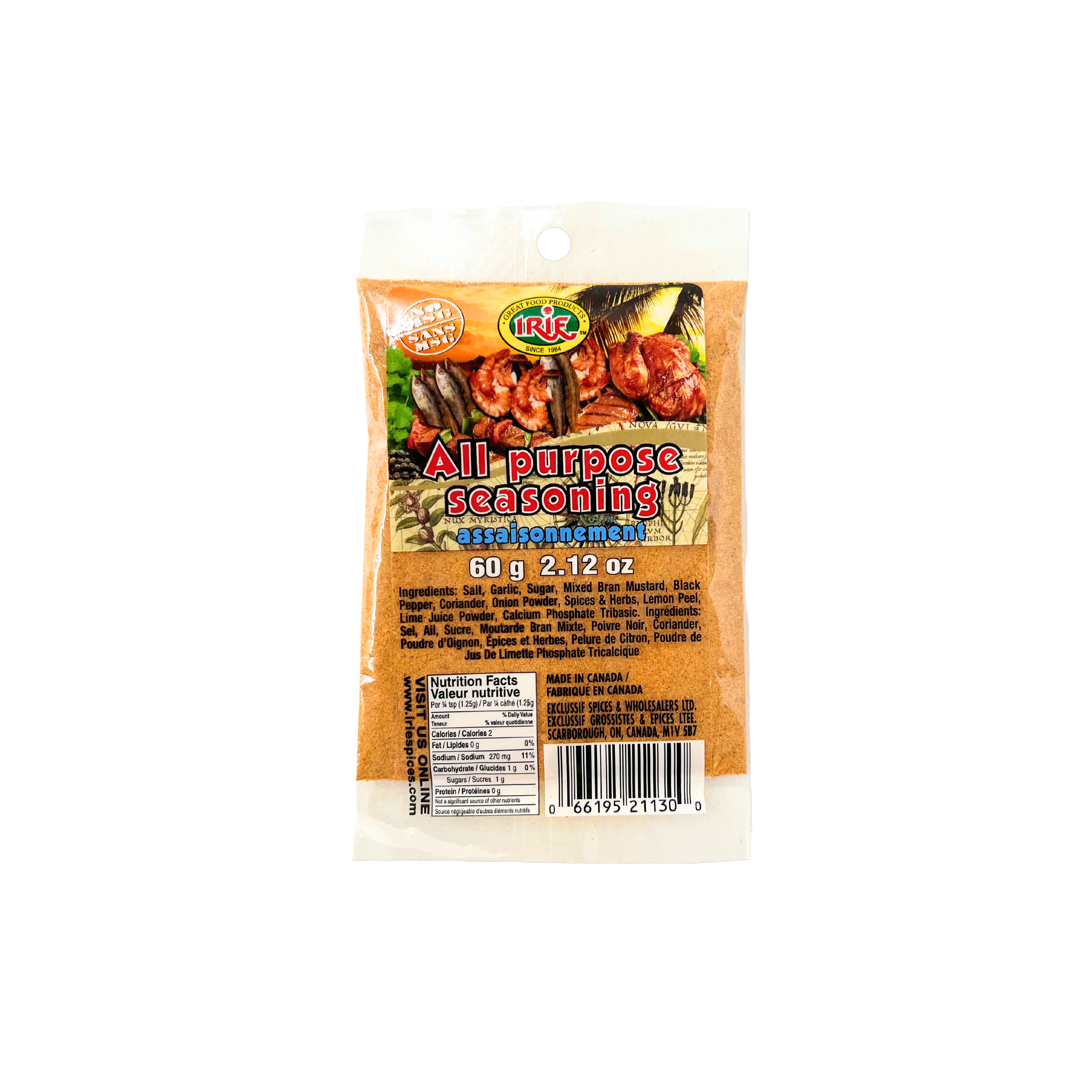 Irie All Purpose Seasoning 60g | Starfish Market