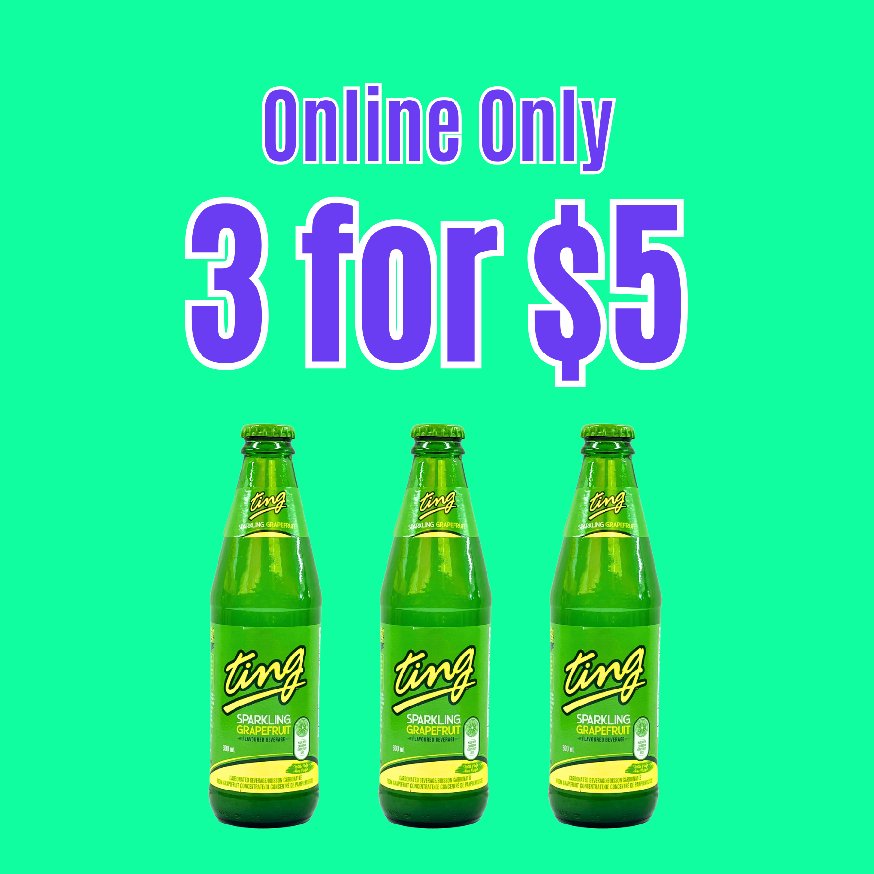 Ting Soda 300ml (3 Pack) | Starfish Market